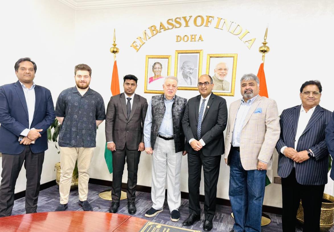 IACCIA delegation meets Indian Ambassador in Doha during Qatar Trade ...